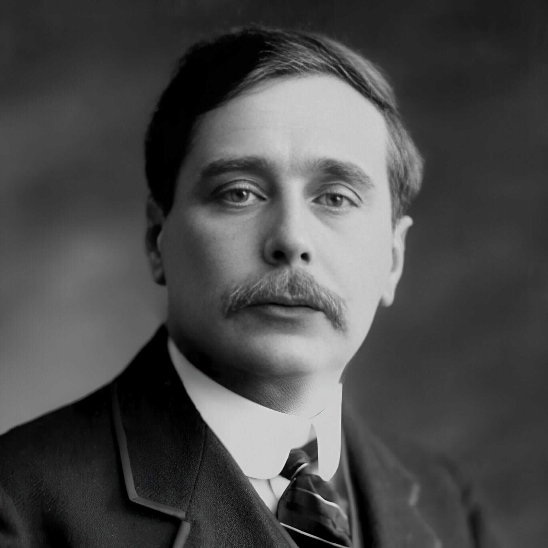 30 Amazing and Rare Photos of H.G. Wells - Face26 - AI Photo Enhancer