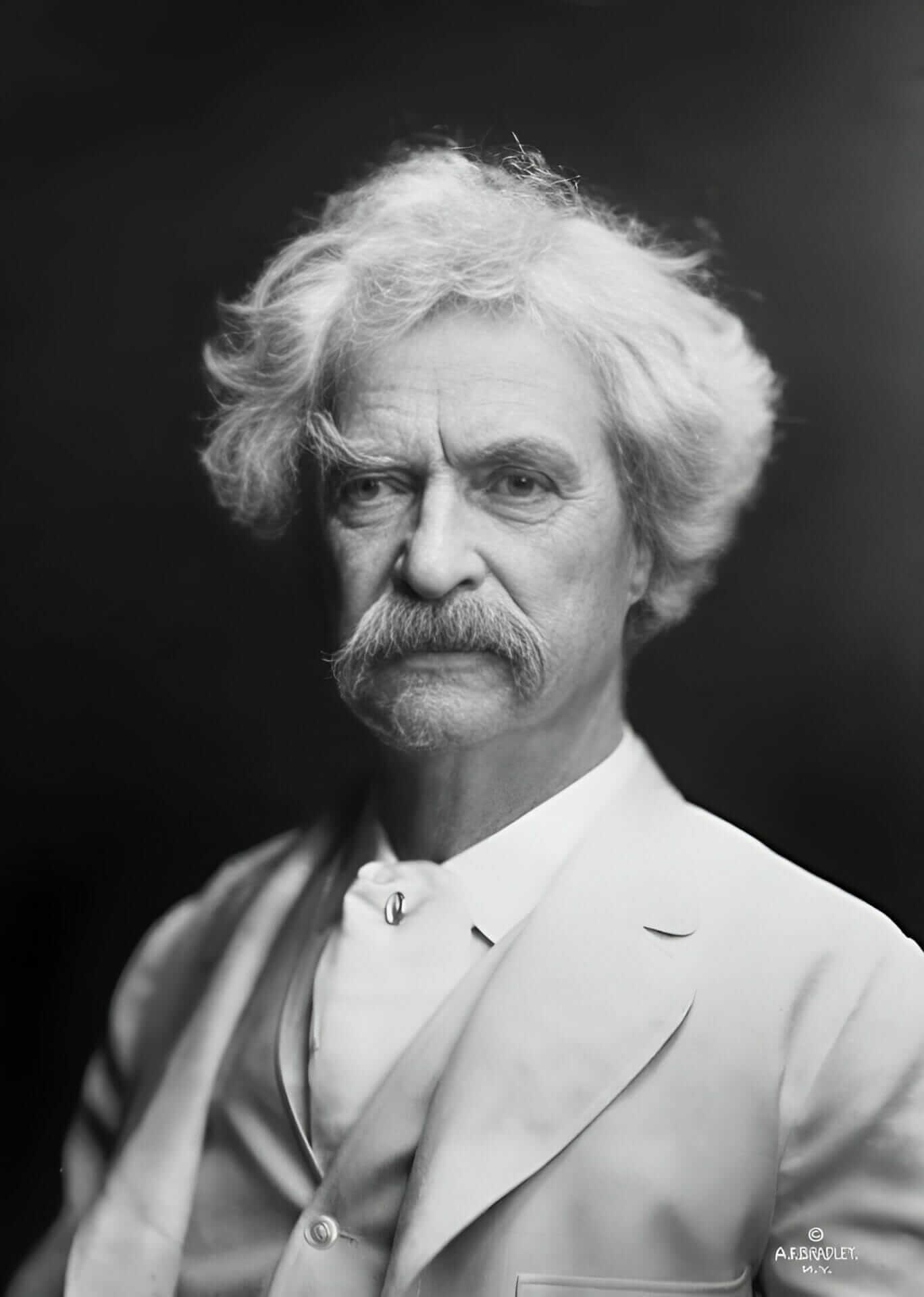 30 Amazing and Rare Photos of Mark Twain - Face26 - AI Photo Enhancer