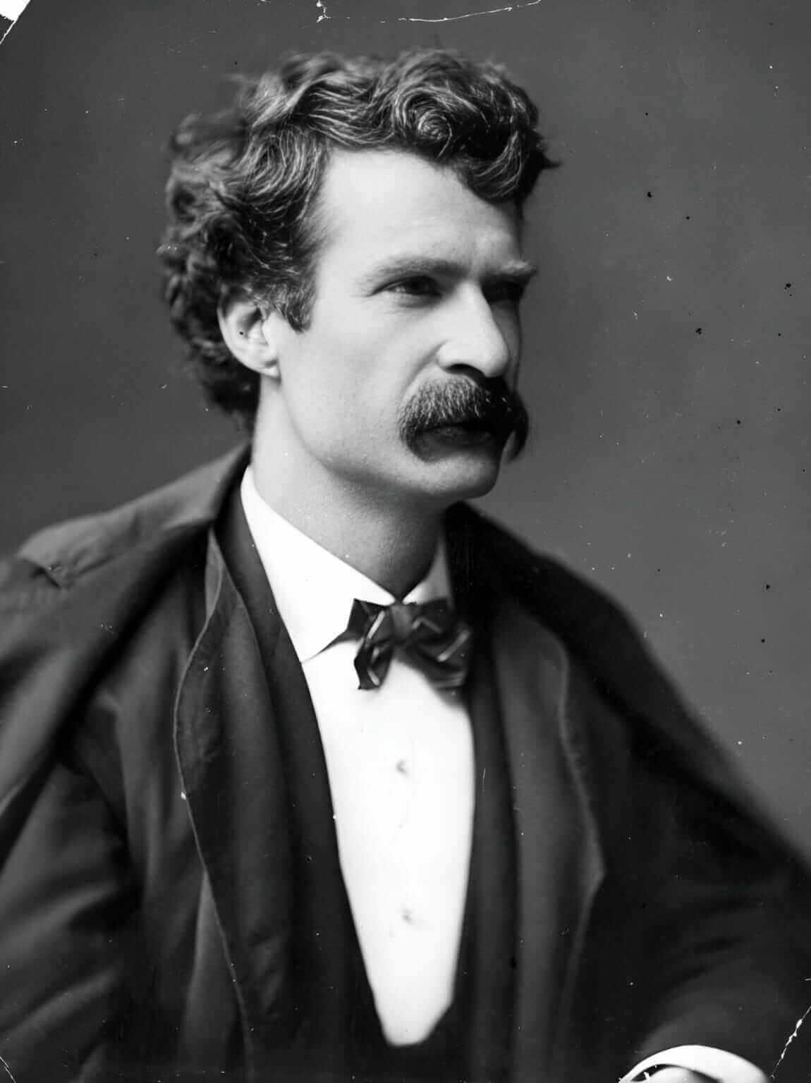 30 Amazing and Rare Photos of Mark Twain - Face26 - AI Photo Enhancer