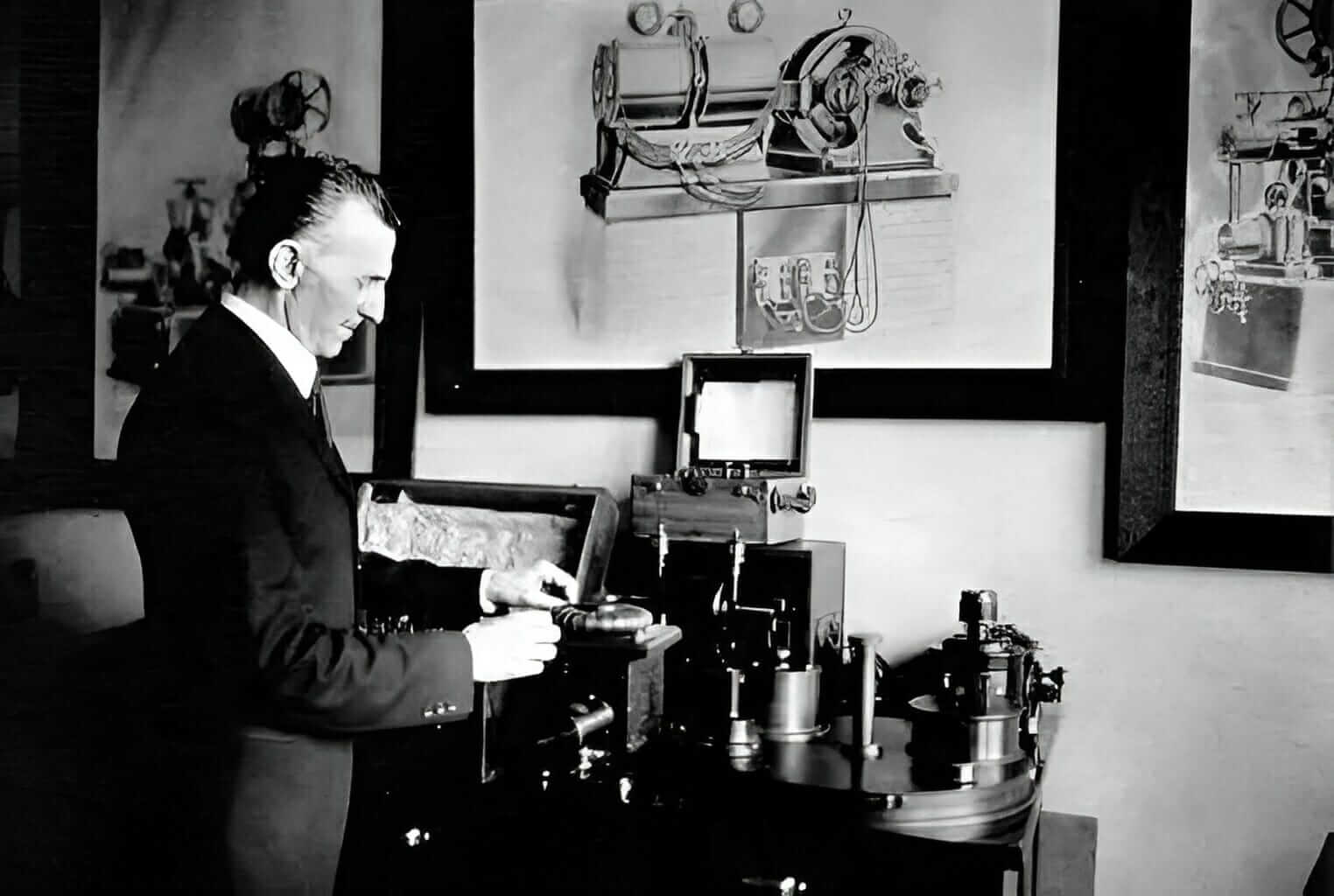 20 Amazing and Rare Photos of Nikola Tesla - Face26 - AI Photo Enhancer