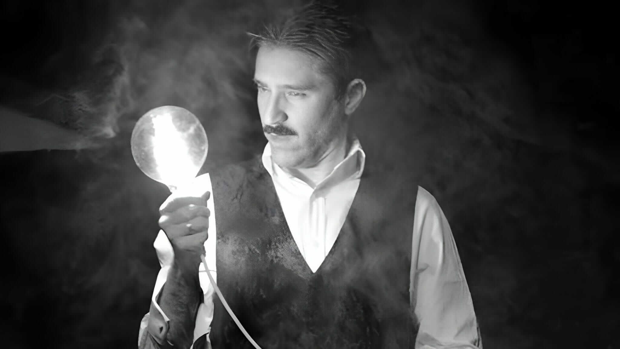 20 Amazing and Rare Photos of Nikola Tesla - Face26 - AI Photo Enhancer
