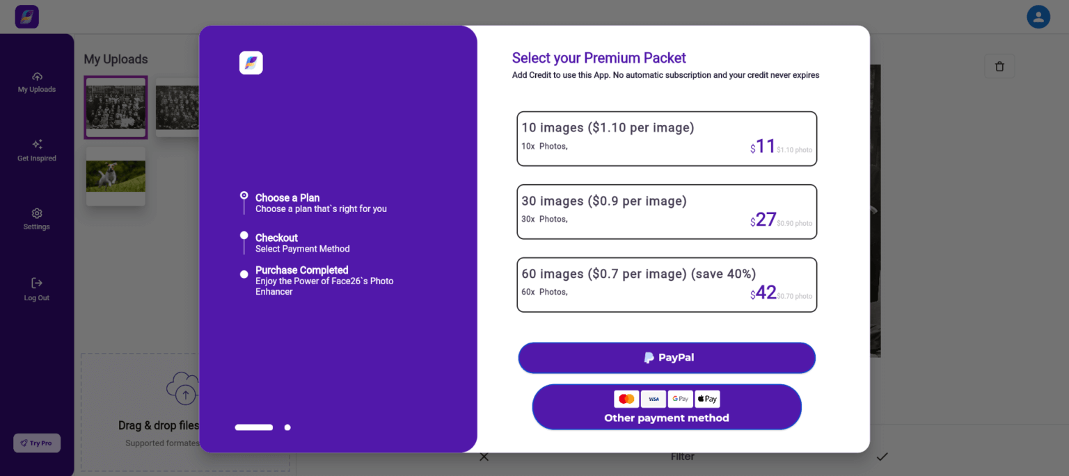 How to use Face26 Apps: AI Photo Enhancer - Face26 - AI Photo Enhancer