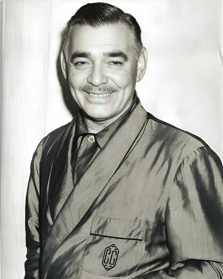 30 Amazing and Rare Photos of Clark Gable - Face26 - AI Photo Enhancer